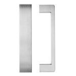 Round flush pull semicircular hole Ø90mm